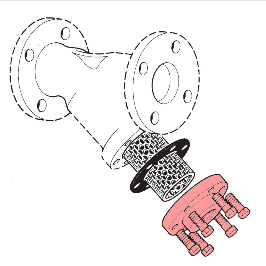 Spirax Sarco 54003F, 5" CI-125 Y-Strainer Cap | Cooney Brothers