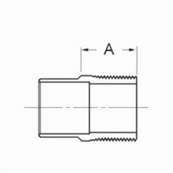 Cello Products WP4-32-20 Male Adapter, 2 x 1-1/4 in, C x MNPT, Wrot ...